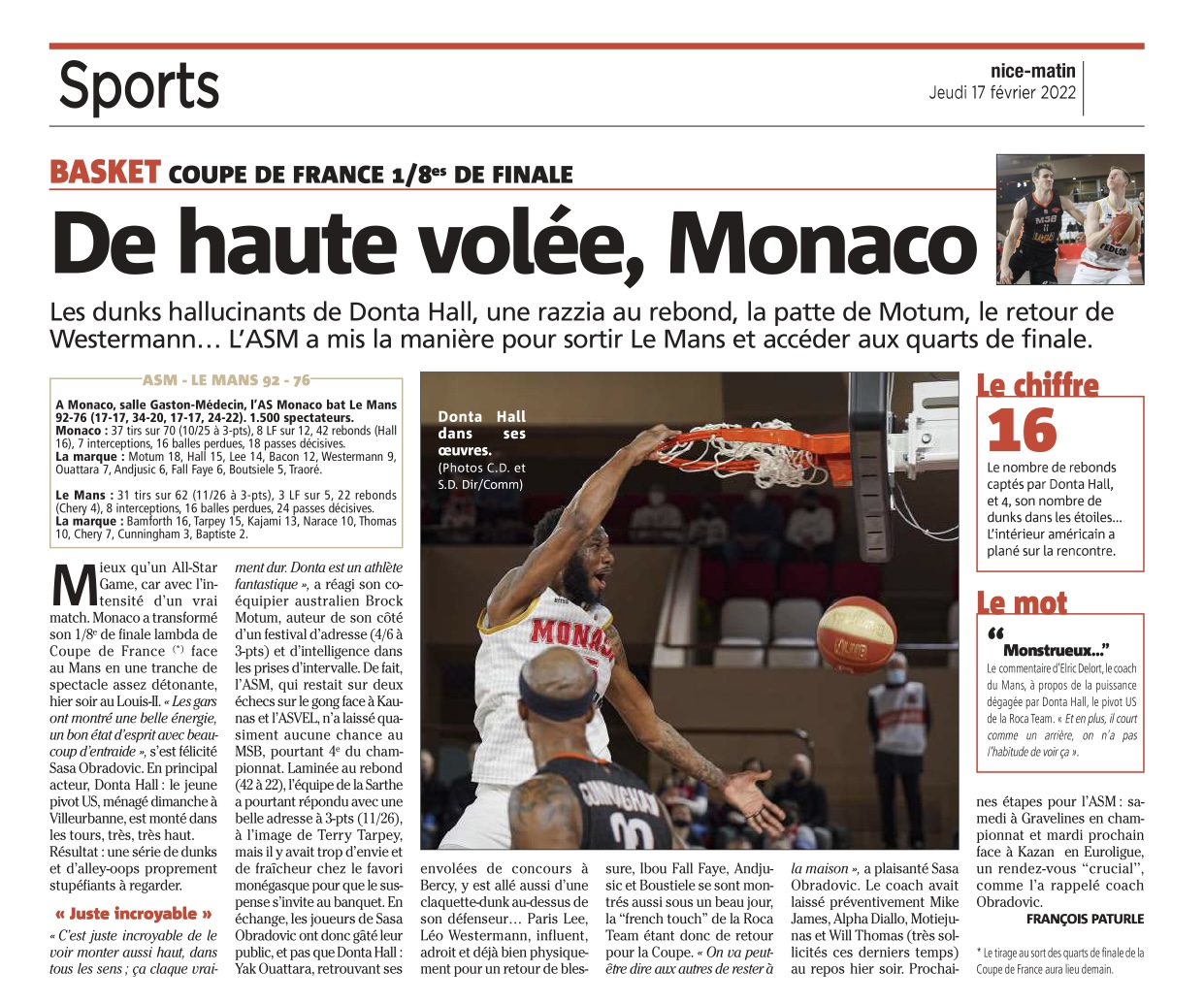 AS Monaco Basket | Le site officiel